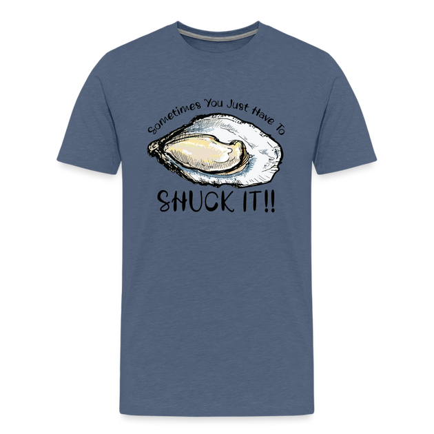 "Shuck It" Humorous Oyster T-Shirt - Unique Casual Seafood Enthusiast ...